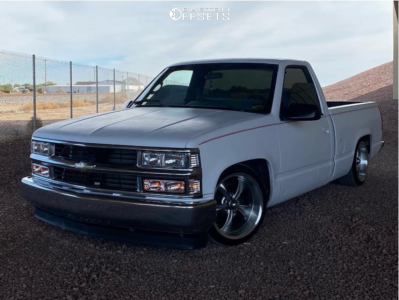 1995 Chevrolet C1500 with 18x9.5 6 Ridler Style 695 and 235/45R18 Barum ...
