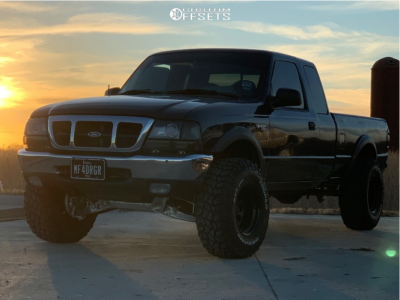 2000 Ford Ranger with 15x10 -44 Black Rock D Widow and 32/11.5R15 ...