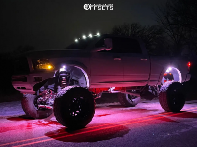 2014 Dodge Ram 2500 with 22x14 -76 Dropstars 652bm and 42/14.5R22 Super ...