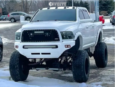 2014 Dodge Ram 2500 with 22x14 -76 Dropstars 652bm and 42/14.5R22 Super ...