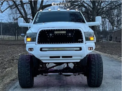 2014 Dodge Ram 2500 with 22x14 -76 Dropstars 652bm and 42/14.5R22 Super ...