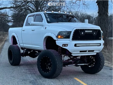 2014 Dodge Ram 2500 with 22x14 -76 Dropstars 652bm and 42/14.5R22 Super ...