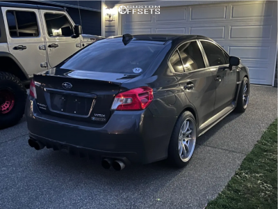 2019 Subaru WRX STI with 18x9.5 22 Aodhan Ds02 and 245/40R18 Nitto Neo ...