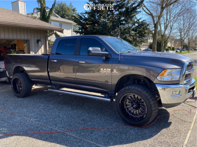 2018 Ram 2500 with 22x12 -51 ARKON OFF-ROAD Alexander and 35/12.5R22 ...