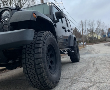 2015 Jeep Wrangler with 17x9 -6 Pro Comp 69 and 35/12.5R17 Mickey ...