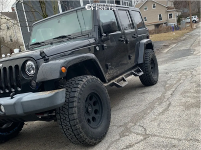 2015 Jeep Wrangler with 17x9 -6 Pro Comp 69 and 35/12.5R17 Mickey ...