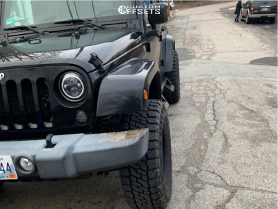 2015 Jeep Wrangler with 17x9 -6 Pro Comp 69 and 35/12.5R17 Mickey ...