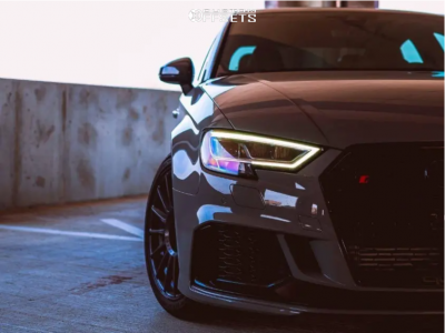 2019 Audi RS3 with 18x9.5 39 TSW Paddock and 245/40R18 Continental ...