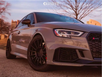 2019 Audi RS3 with 18x9.5 39 TSW Paddock and 245/40R18 Continental ...