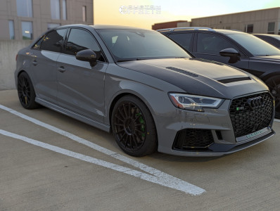 2019 Audi RS3 with 18x9.5 39 TSW Paddock and 245/40R18 Continental ...
