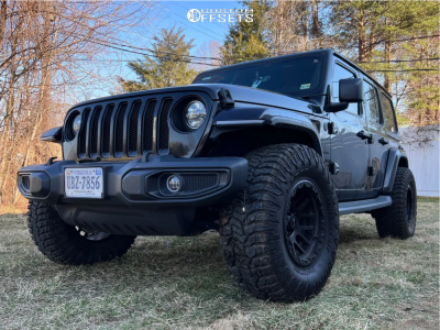2019 Jeep Wrangler with 17x9 -12 Vision Nemesis and 35/12.5R17 Radar ...