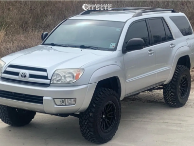 2004 Toyota 4Runner with 17x9 -12 Fuel Rebel and 285/75R17 Yokohama ...