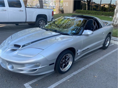 2000 Pontiac Firebird with 17x7 5 Weld Racing S71 and 245/40R17 Nitto ...