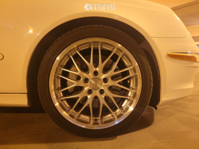 2007 Mercedes-Benz E550 with 18x8.5 25 MRR Gt1 and 245/40R18 Ironman ...