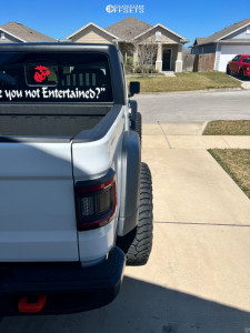 2021 Jeep Gladiator with 17x10 -25 Vision Tactical and 35/12.5R17 Radar ...