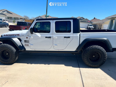 2021 Jeep Gladiator with 17x10 -25 Vision Tactical and 35/12.5R17 Radar ...