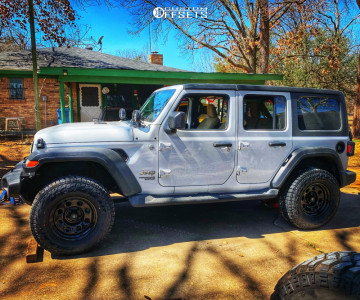 2018 Jeep Wrangler with 17x9 -12 Vision Soft 8 and 285/70R17 Falken ...