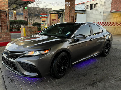 2021 Toyota Camry with 19x8.5 35 Enkei Raijin and 245/45R19 Michelin ...