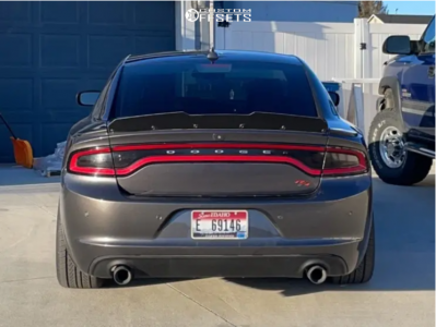 2015 Dodge Charger with 20x9.5 15 Factory Reproductions Fr70 and 275 ...
