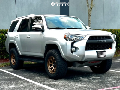 2016 Toyota 4Runner with 17x9 -20 Vision Flow and 33/12.5R17 Nitto ...