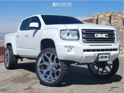 2018 GMC Canyon with 26x10 24 Factory Reproductions Fr59 and 35/13.5R26 ...