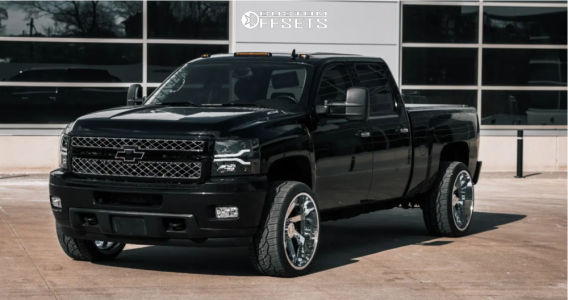 2012 Chevrolet Silverado 2500 HD Wheel Offset Super Aggressive 3"-5 ...