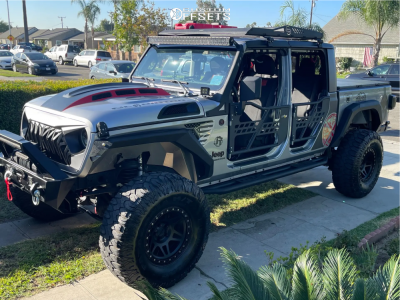 2020 Jeep Gladiator with 17x9 -12 Method Mr312 and 38/13.5R17 Milestar ...