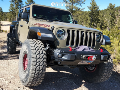 2020 Jeep Gladiator with 17x9 -38 KMC Km236 and 40/13.5R17 Pro Comp ...