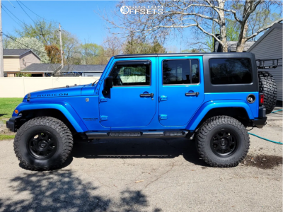 2016 Jeep Wrangler with 17x8.5 Method Mr701 and 35/12.5R17 BFGoodrich ...