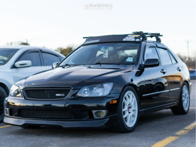 2002 Lexus IS300 with 17x7 42 Work Emotion Cr Kiwami and 225/45R17 ...