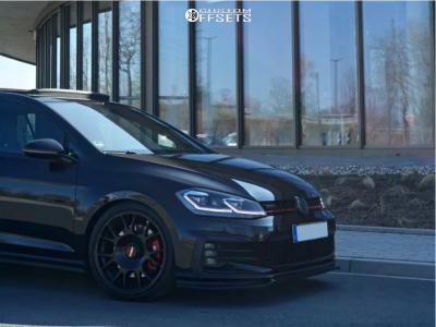 2018 Volkswagen GTI with 19x8.5 45 Rotiform Tuf-r and 235/35R19 Hankook ...