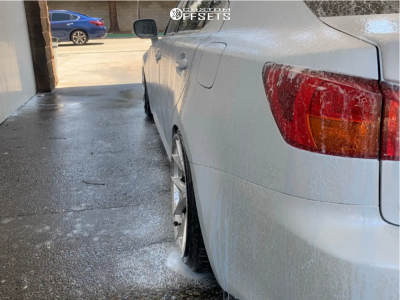 2008 Lexus IS250 with 18x9.5 22 ESR Rf2 and 225/35R18 Accelera Phi-r ...