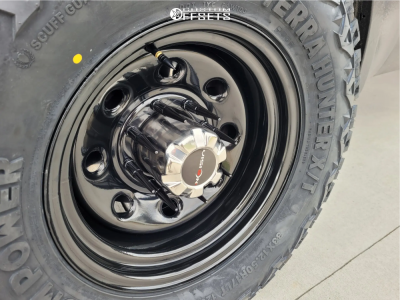 2008 Ford F-350 Super Duty with 17x9 -12 Vision Soft 8 and 33/12.5R17 ...