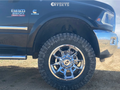 2012 Ram 2500 with 20x9 12 Vision Bomb and 35/12.5R20 Radar Renegade Rt ...