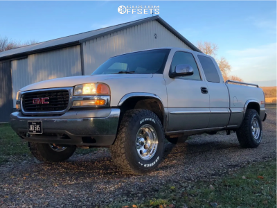 2002 GMC Sierra 1500 with 16x10 -32 Ultra 164 and 285/75R16 General ...
