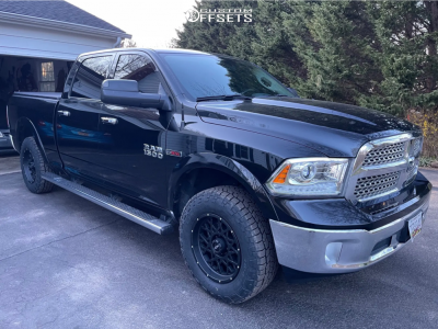2016 Ram 1500 with 18x9 12 Vision Rocker and 265/70R18 Cooper ...