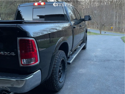 2016 Ram 1500 with 18x9 12 Vision Rocker and 265/70R18 Cooper ...