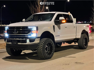 2020 Ford F-250 Super Duty with 22x12 -44 TIS 548BM and 37/13.5R22 ...
