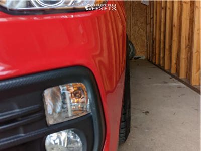 2020 Subaru WRX with 18x9.5 38 AVID1 AV6 and 245/40R18 Dunlop Sport ...