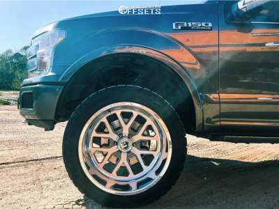 2018 Ford F-150 with 22x12 -51 Fuel Forged Ff45 and 33/12.5R22 Toyo ...