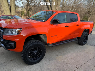 2021 Chevrolet Colorado with 18x9 19 Fuel Hostage and 275/70R18 ...