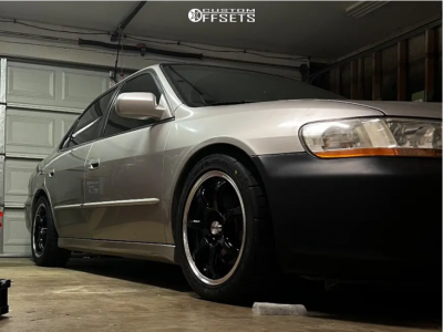 1998 Honda Accord with 16x7 40 Maxxim Knight and 215/45R16 Falken ...