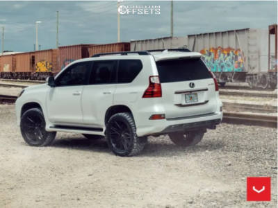 2022 Lexus GX460 with 22x9.5 20 Vossen Hf6-5 and 33/12.5R22 Nitto Ridge ...