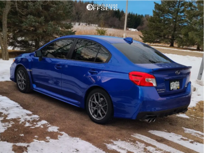 2018 Subaru WRX with 17x7.5 45 Monte Titano MT6 and 215/50R17 Cooper ...