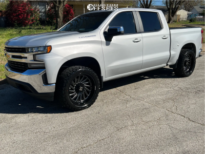 2019 Chevrolet Silverado 1500 with 22x10 -25 ARKON OFF-ROAD Caesar and ...