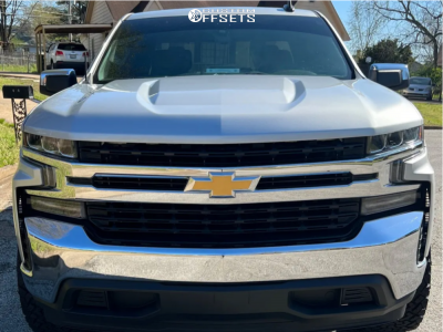 2019 Chevrolet Silverado 1500 with 22x10 -25 ARKON OFF-ROAD Caesar and ...