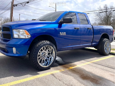 2017 Ram 1500 with 22x12 -51 Vision Rocker and 33/12.5R22 Venom Power ...