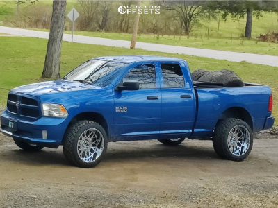 2017 Ram 1500 with 22x12 -51 Vision Rocker and 33/12.5R22 Venom Power ...