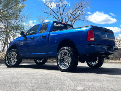 2017 Ram 1500 with 22x12 -51 Vision Rocker and 33/12.5R22 Venom Power ...