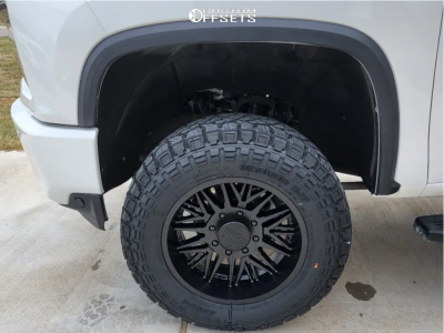2020 Chevrolet Silverado 2500 HD with 20x10 -25 Cali Offroad Rawkon and ...
